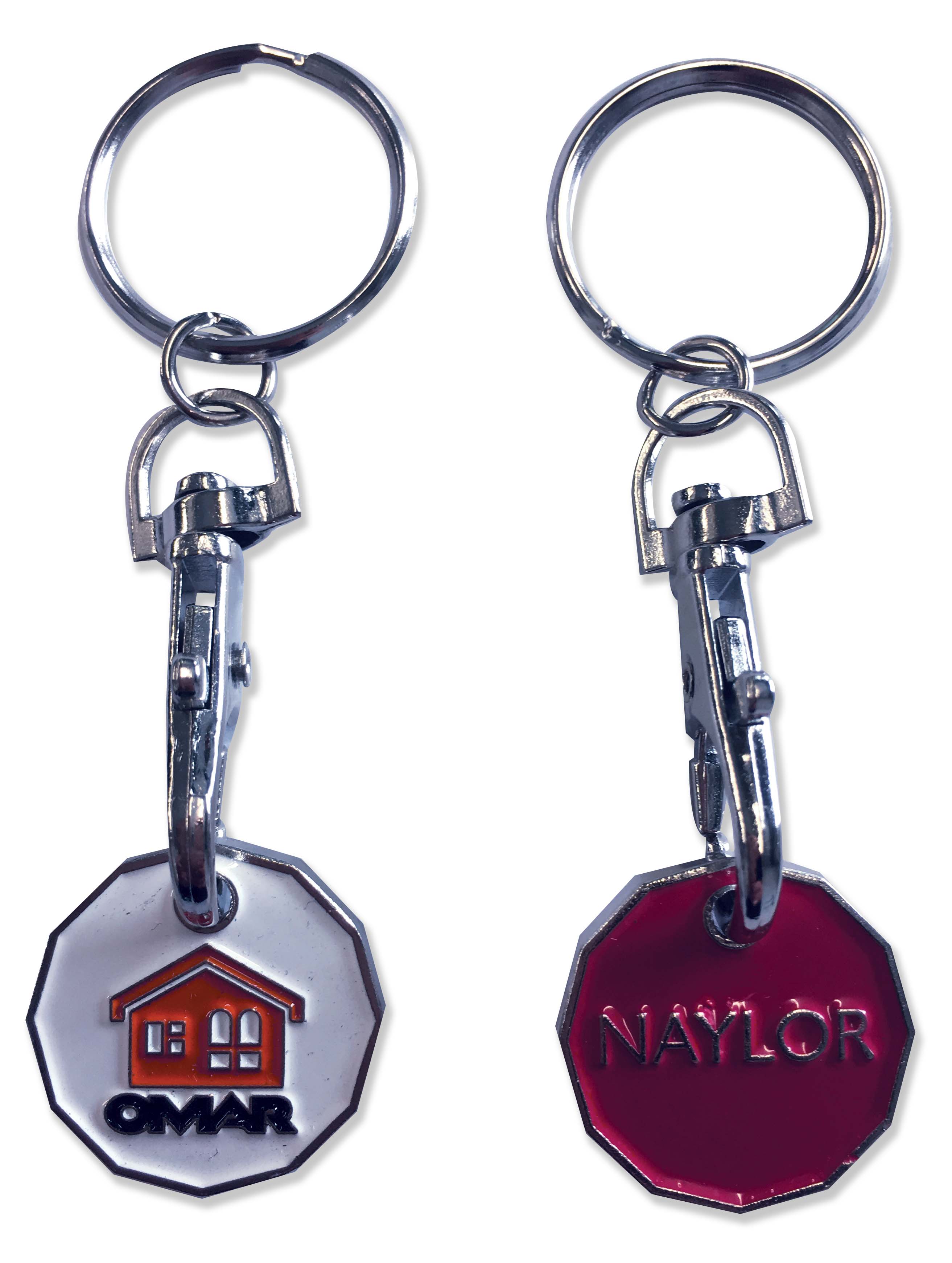 Trolley Coin Keyrings